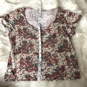American Rag | Tops | American Rag Paisley Crop Top | Poshmark